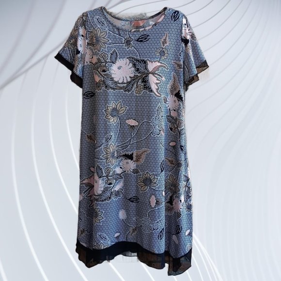 SJS | Dresses | Sjs Womens Short Sleeves Aline Dress Knee Length ...